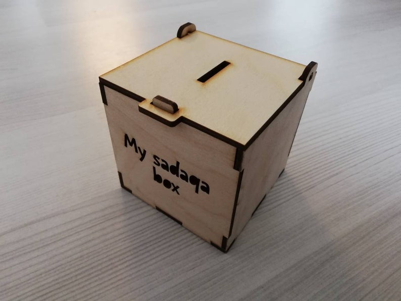 Wooden DIY sadaqa box Muslim kids activities Muslim home | Etsy