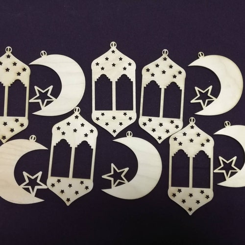 Arabic Pattern Coasters Wood Coasters Ramadan Decorations | Etsy