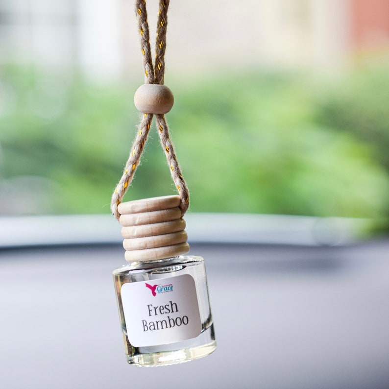 Car Diffuser Hanging Car Diffuser Car Air Freshener Wood Reed Diffuser Toxin Free Car