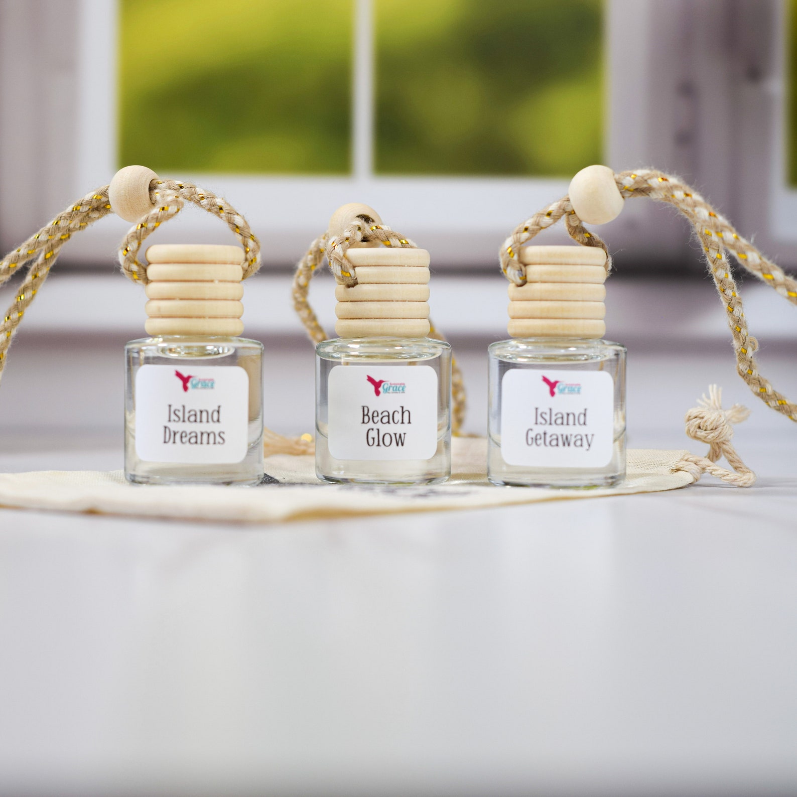 Car Diffuser, Hanging Car Diffuser, Car Air Freshener, Wood Reed ...