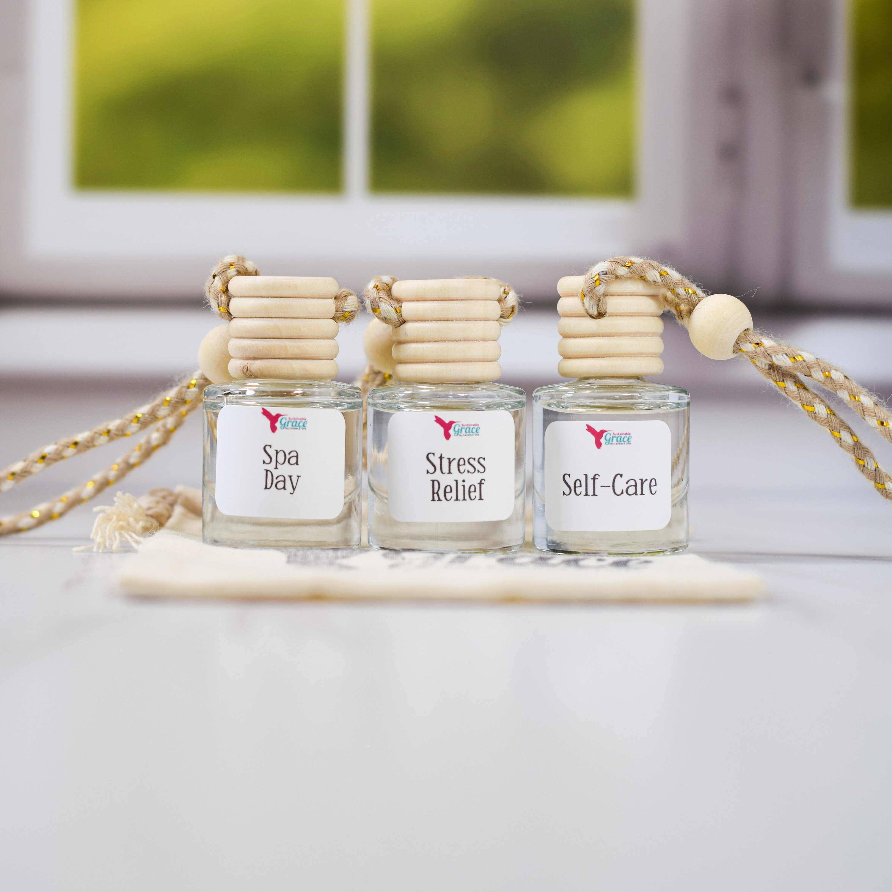 Car Diffuser, Hanging Car Diffuser, Car Air Freshener, Wood Reed ...