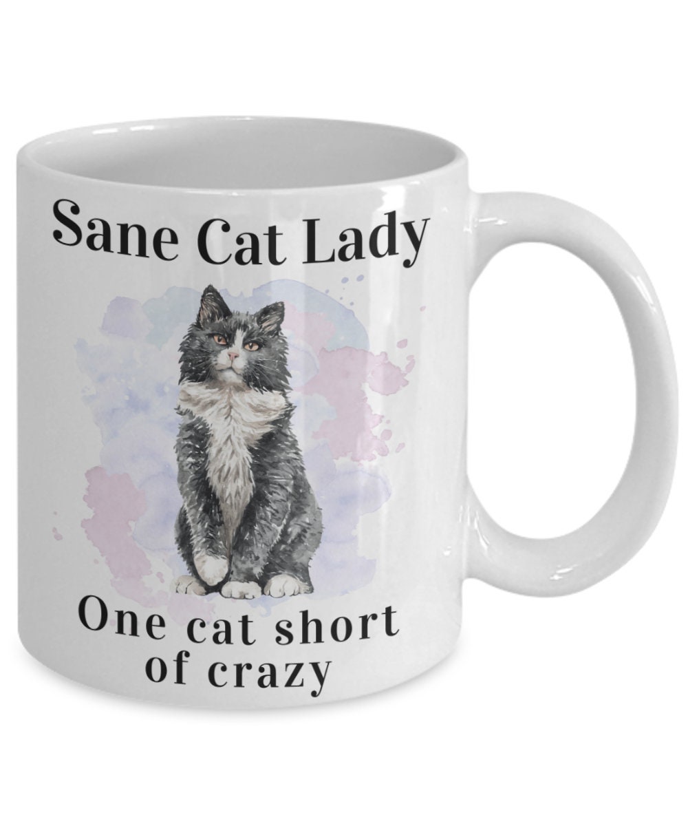 Gift for Cat Lady Crazy Cat Lady Mug Cat Lover Gift Can Be - Etsy Nederland