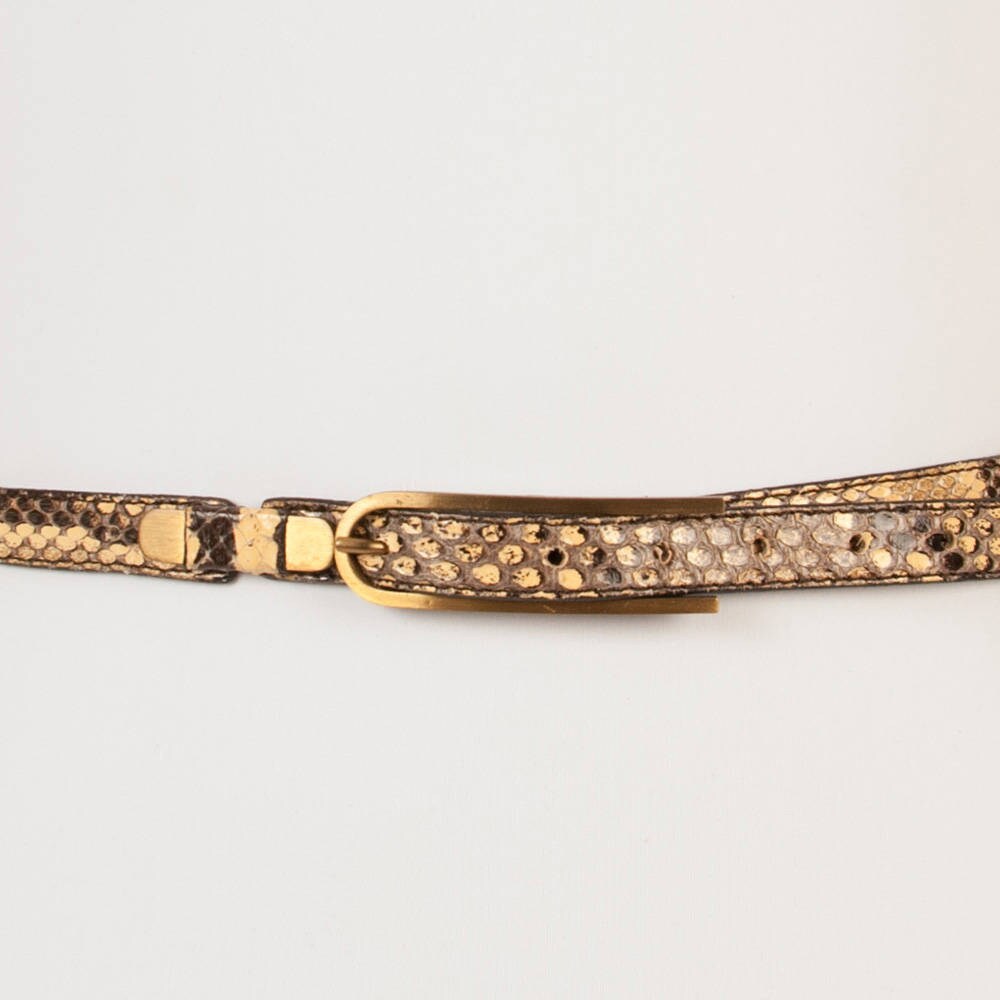 Segmented Python Skin Belt - Etsy