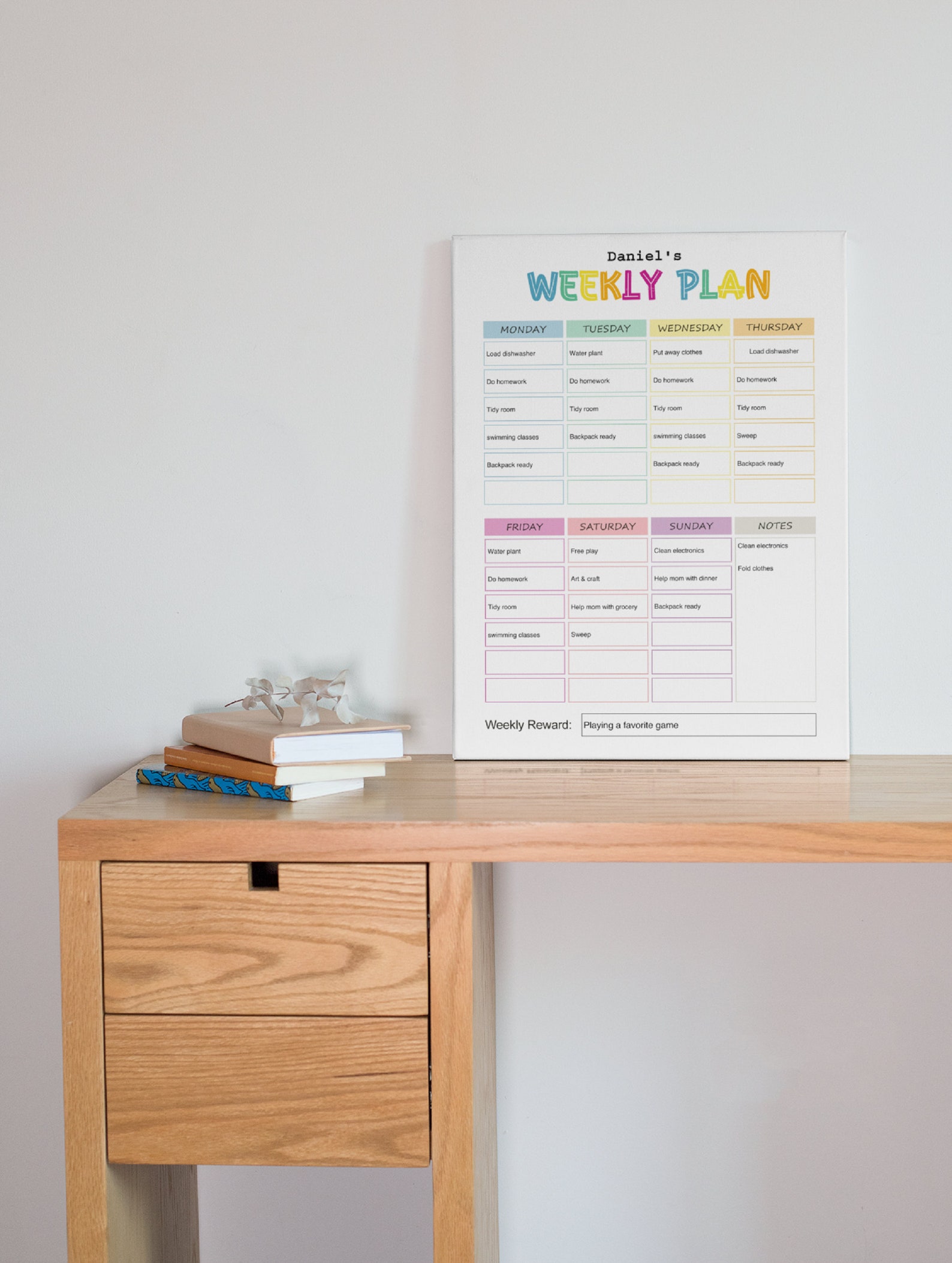 Editable Kids Weekly Planner Printable - Plan, Schedule, and Accomplish ...
