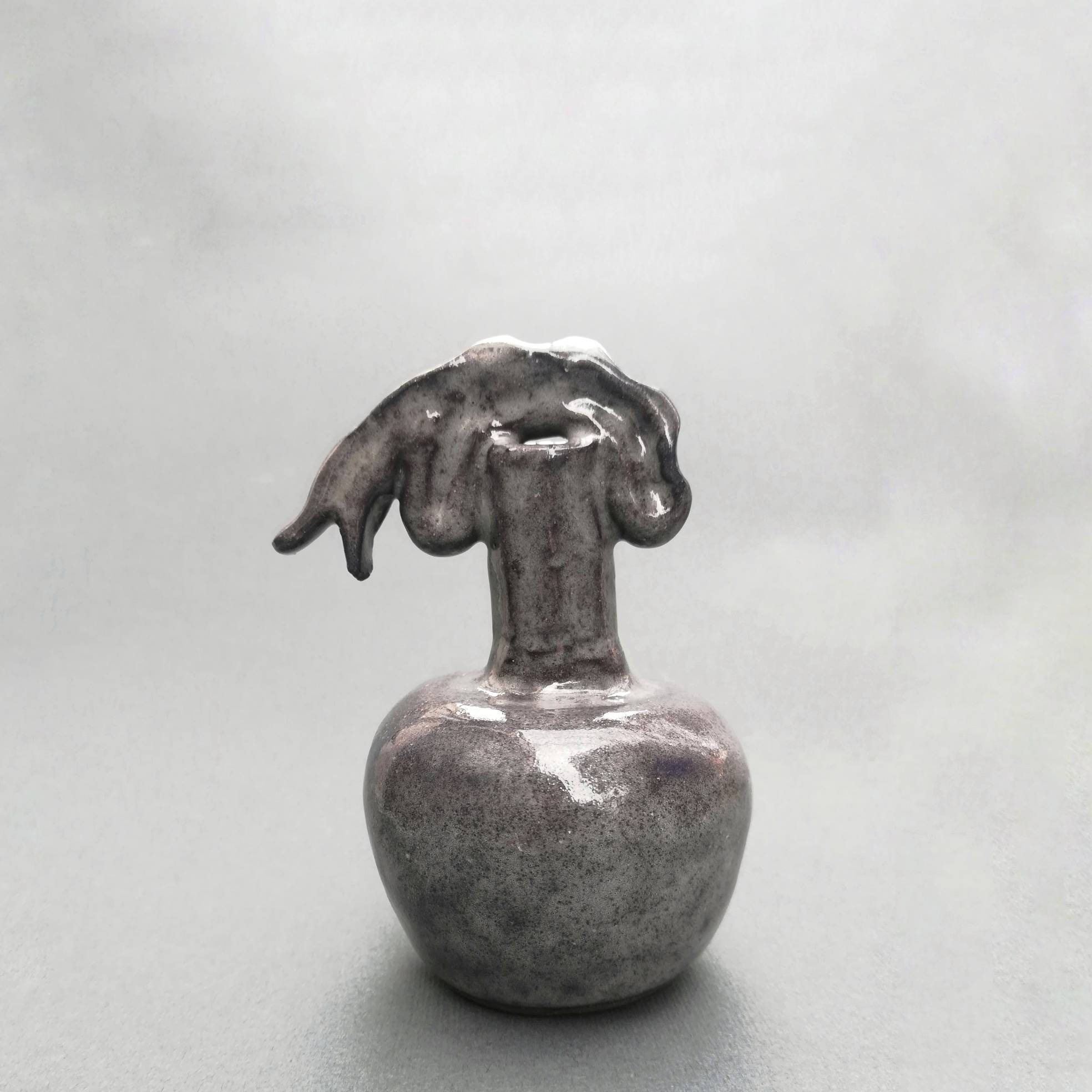 Small Ceramic Pot With Guardian. Etruscan Ceramic. - Etsy Singapore