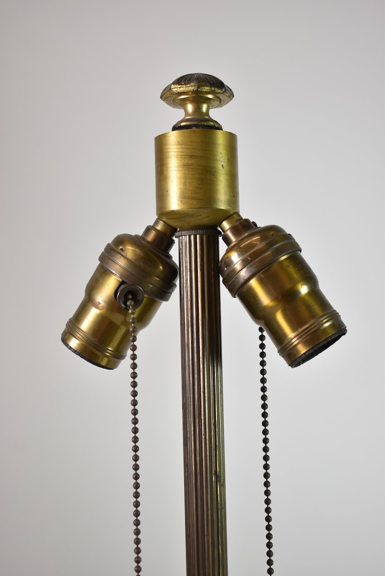 Antique Miller Lamp Co. Panel Lamp Base Two Sockets - Etsy