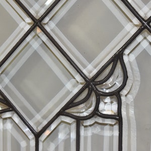 Vintage Glass Windows ~ Circa 1910 ~ Beveled Glass ~ Collectable ...