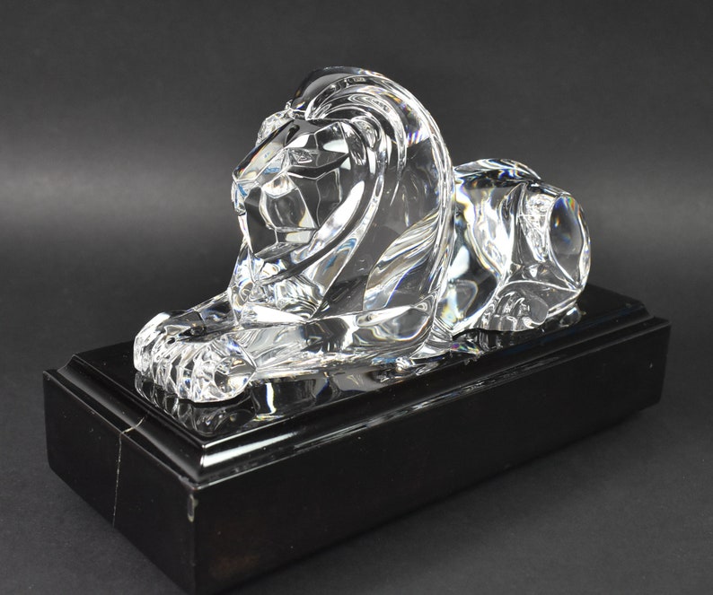 Steuben Glass Lion With Original Box - Etsy