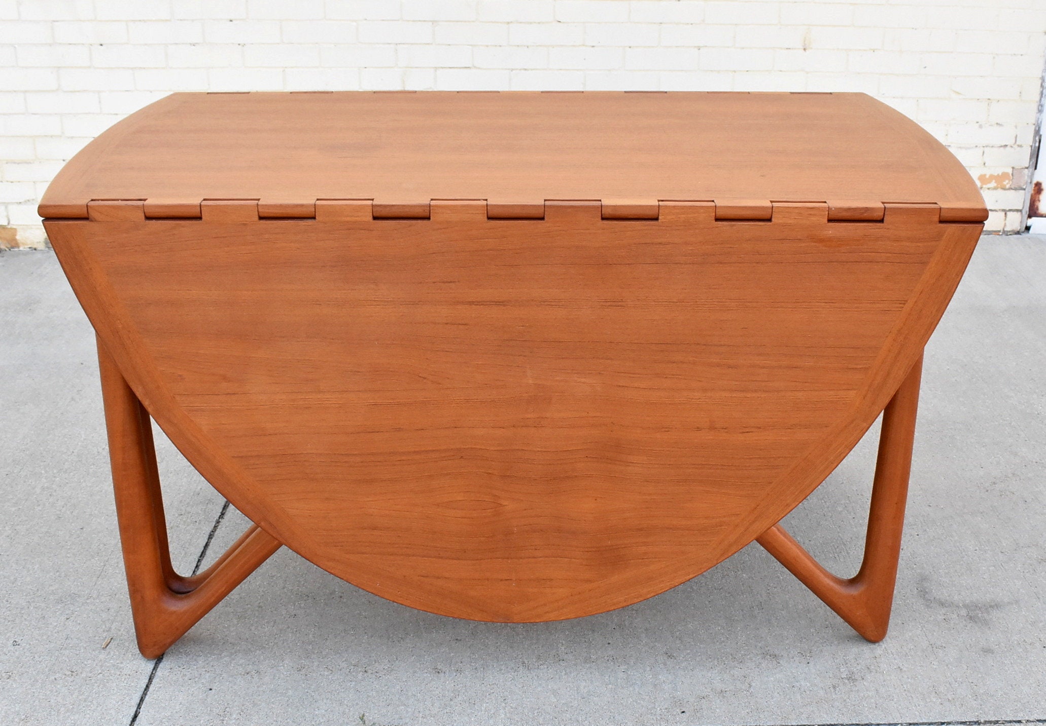 Drop Leaf Teak Table Etsy drop-leaf-teak-table-etsy