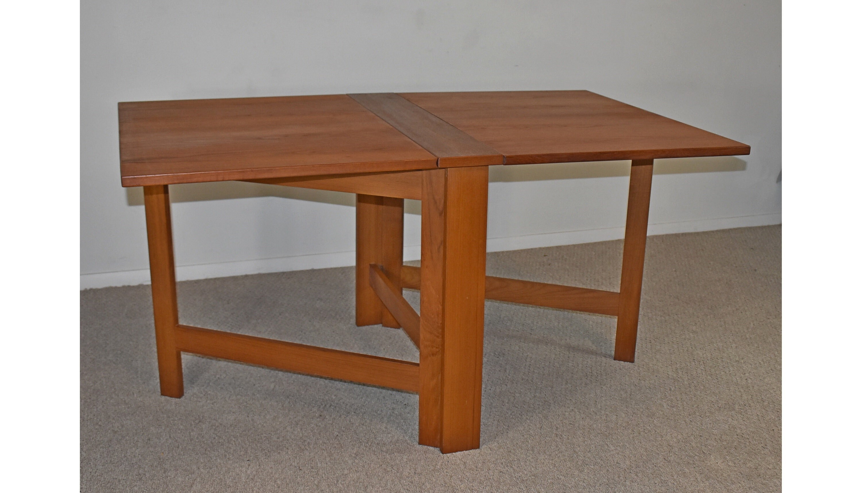 Danish Teak Stow Away Drop Leaf Table Shipping is Not Free - Etsy
