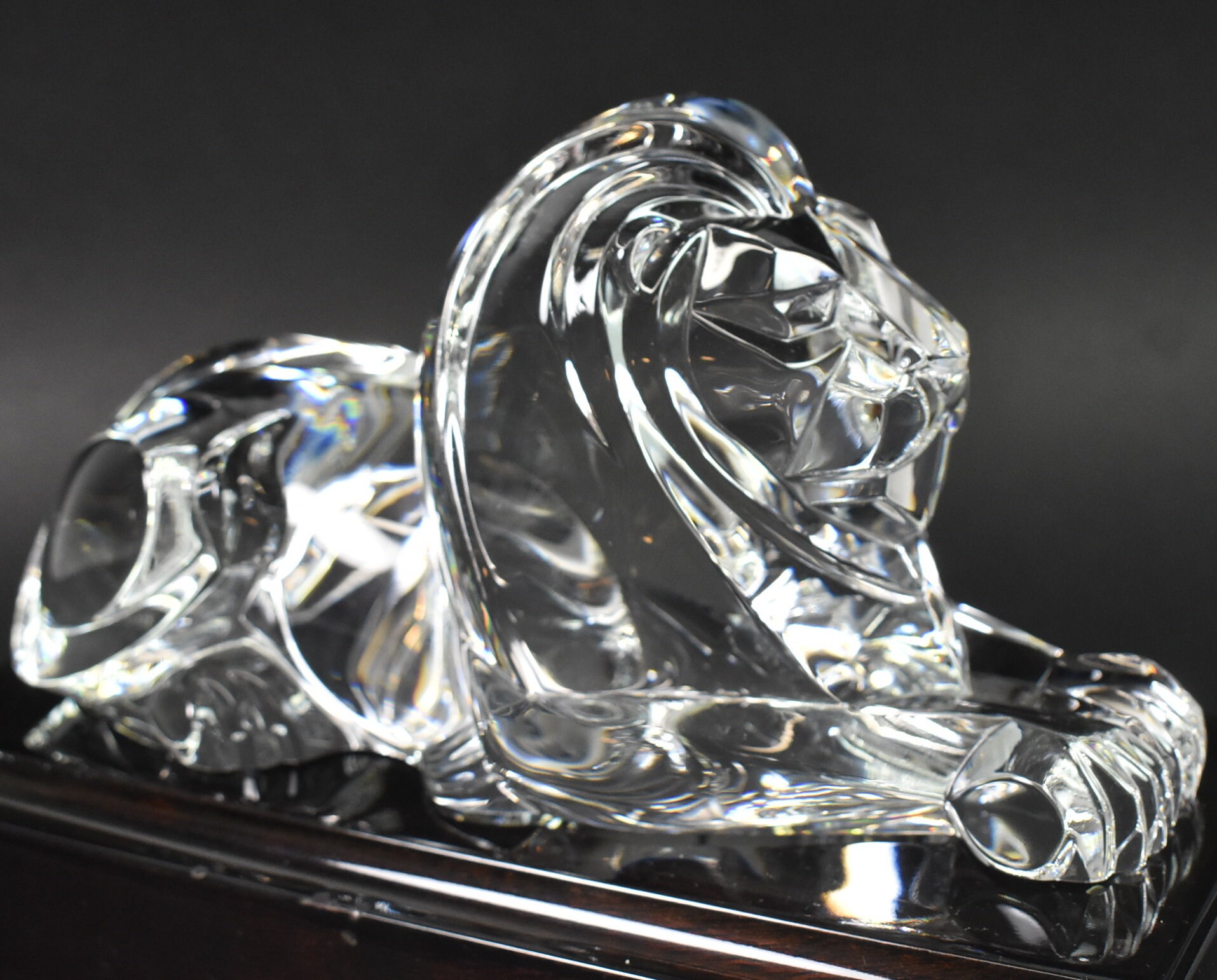 Steuben Glass Lion With Original Box - Etsy