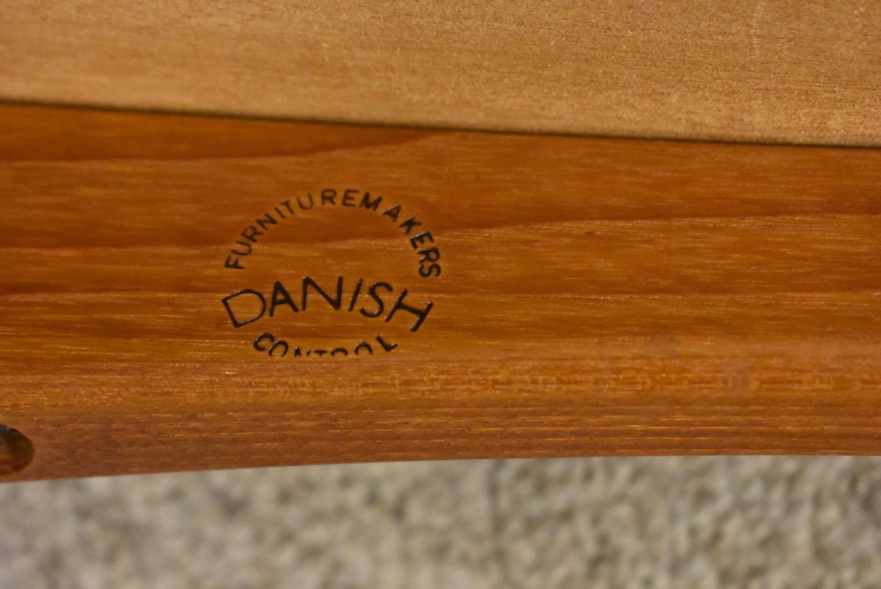 Danish Teak Table and 6 Chairs by Koefoeds Hornslet - Etsy