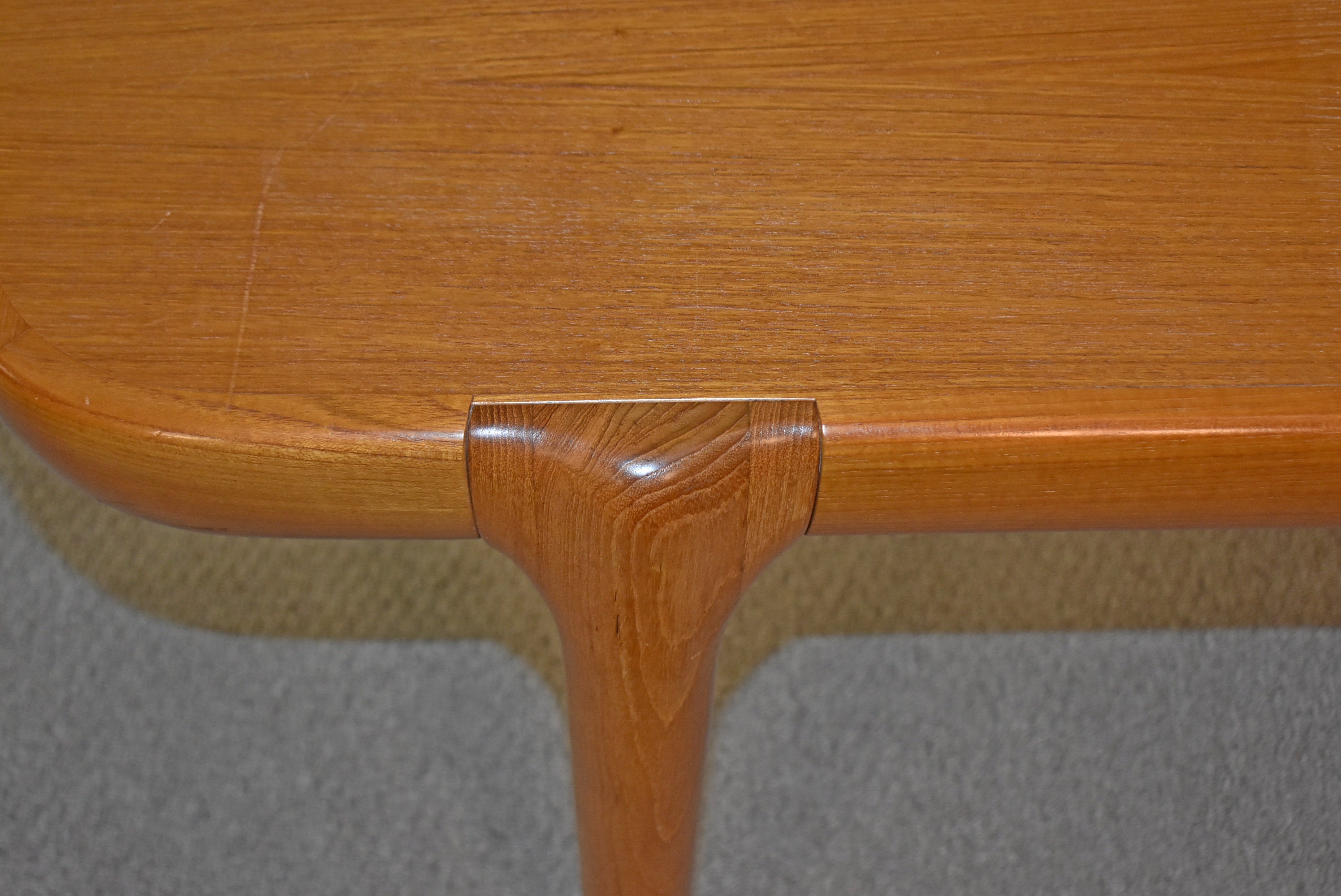 Danish Teak Table and 6 Chairs by Koefoeds Hornslet - Etsy