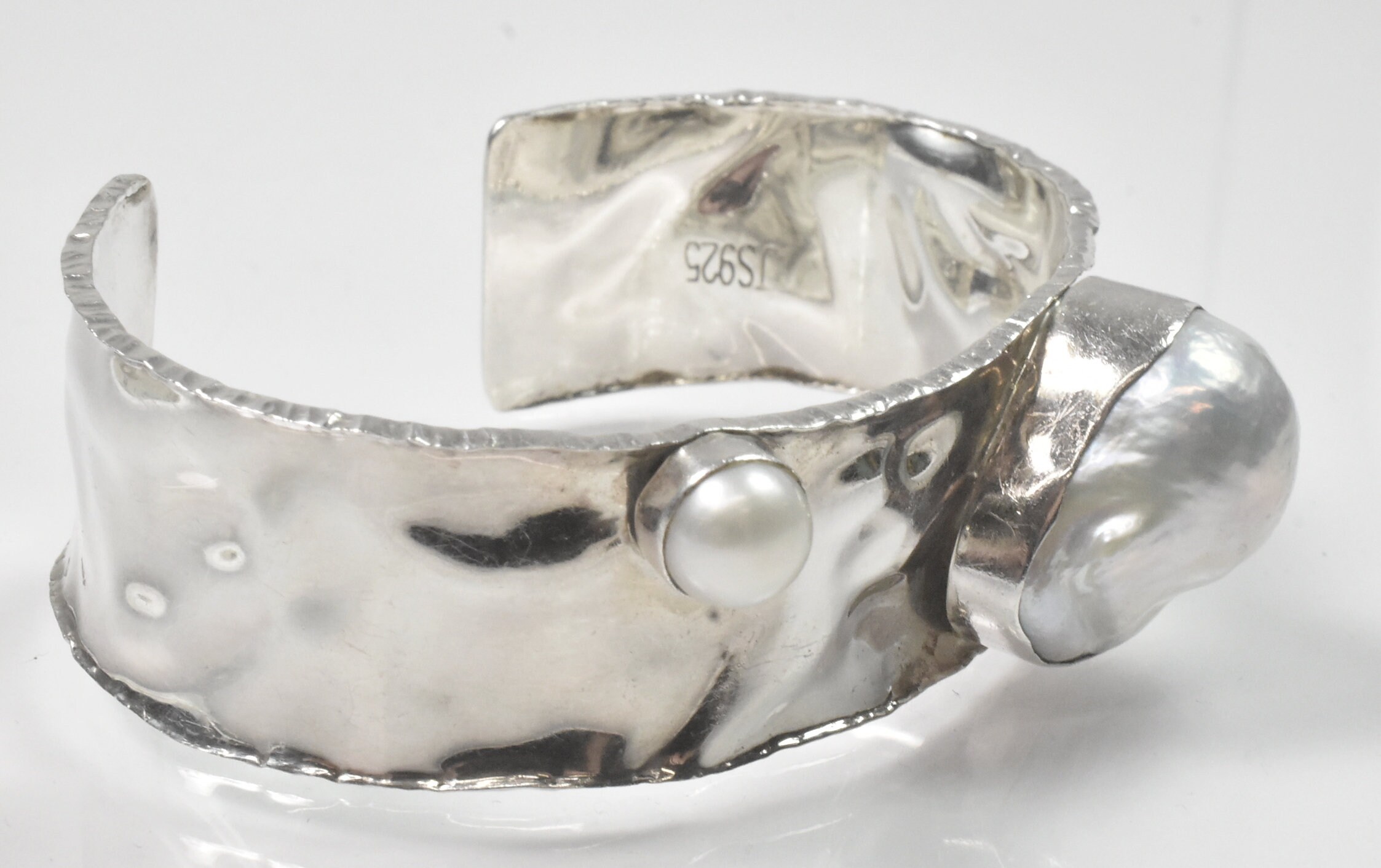 Designer JS 925 Sterling Silver Cuff Bracelet - Etsy