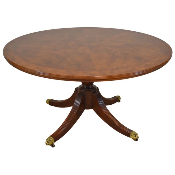 54 Round Mahogany Chippendale Table by Widdicomb - Etsy