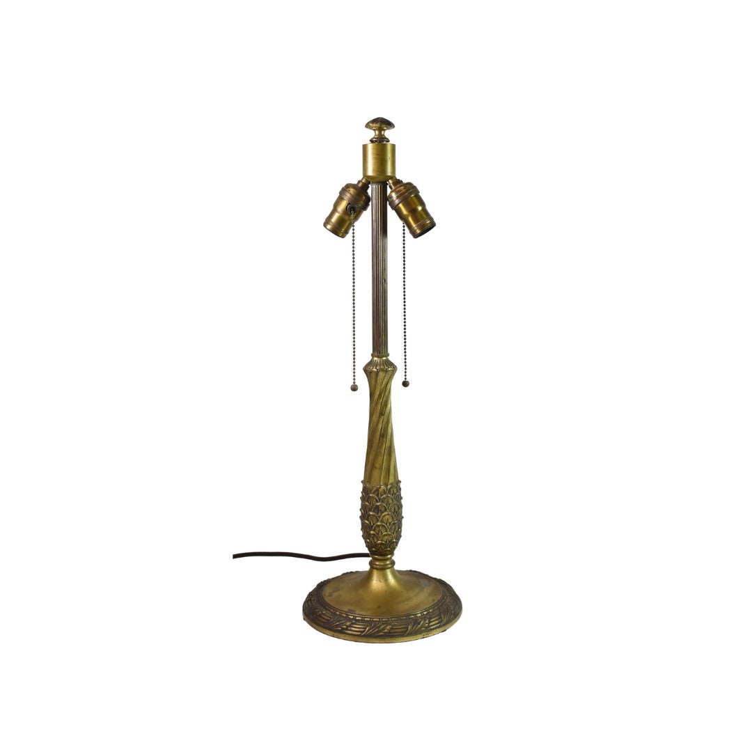 Antique Miller Lamp Co. Panel Lamp Base Two Sockets - Etsy