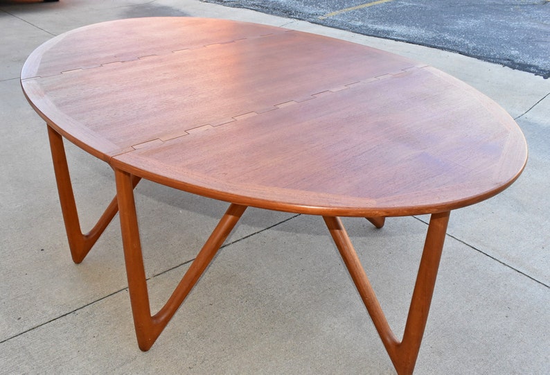 Drop Leaf Teak Table Etsy drop-leaf-teak-table-etsy