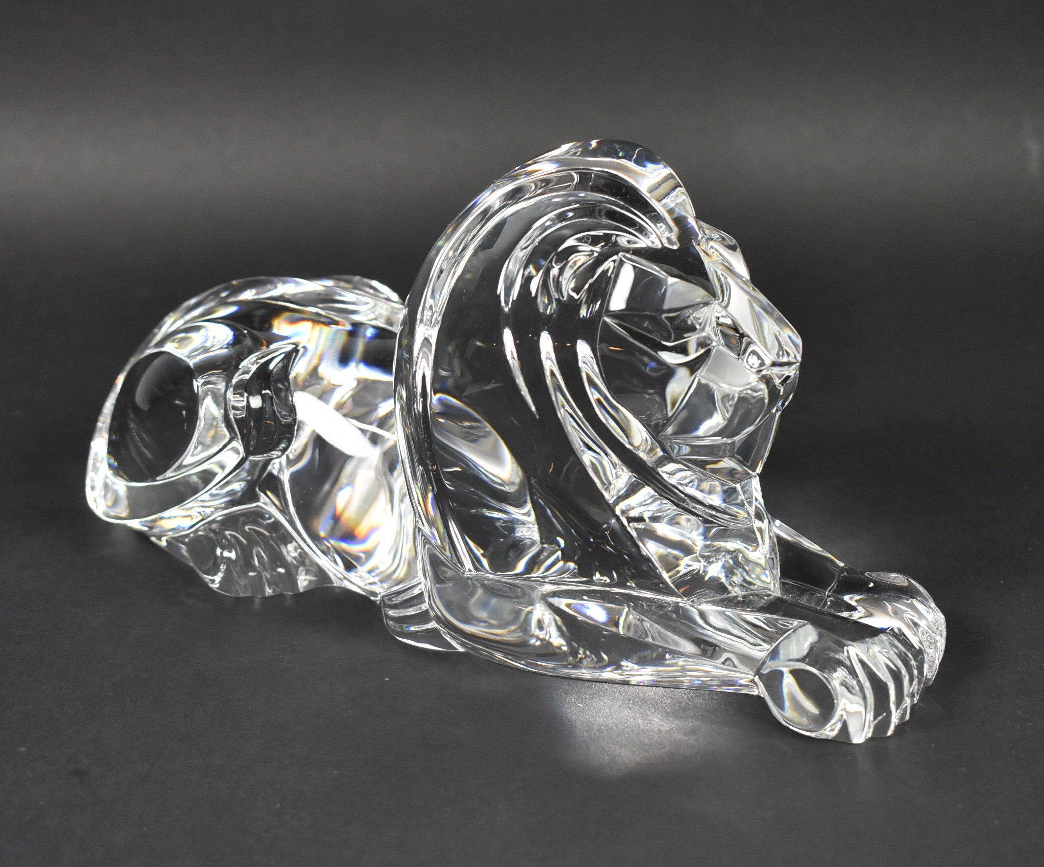 Steuben Glass Lion With Original Box - Etsy