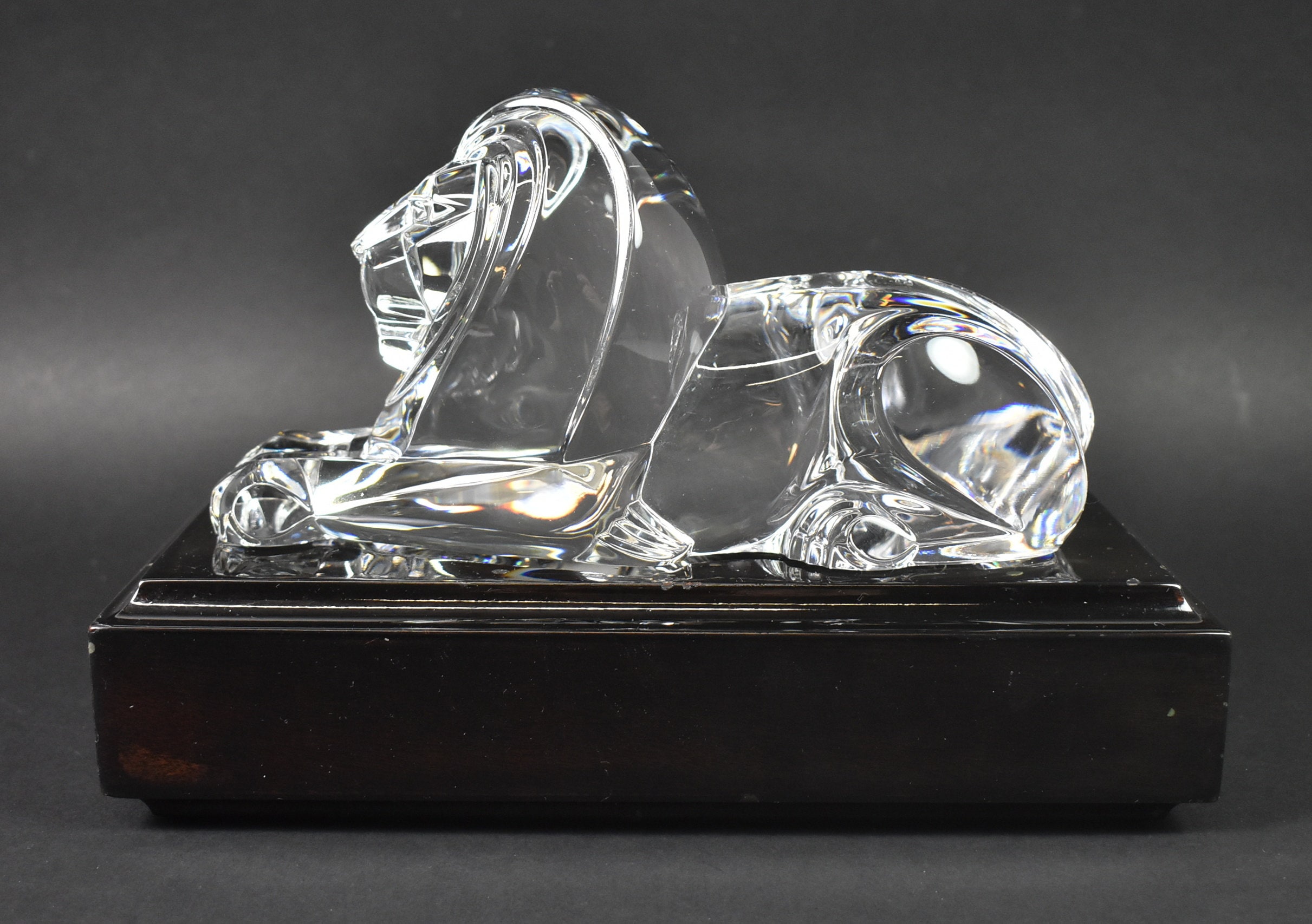Steuben Glass Lion With Original Box - Etsy