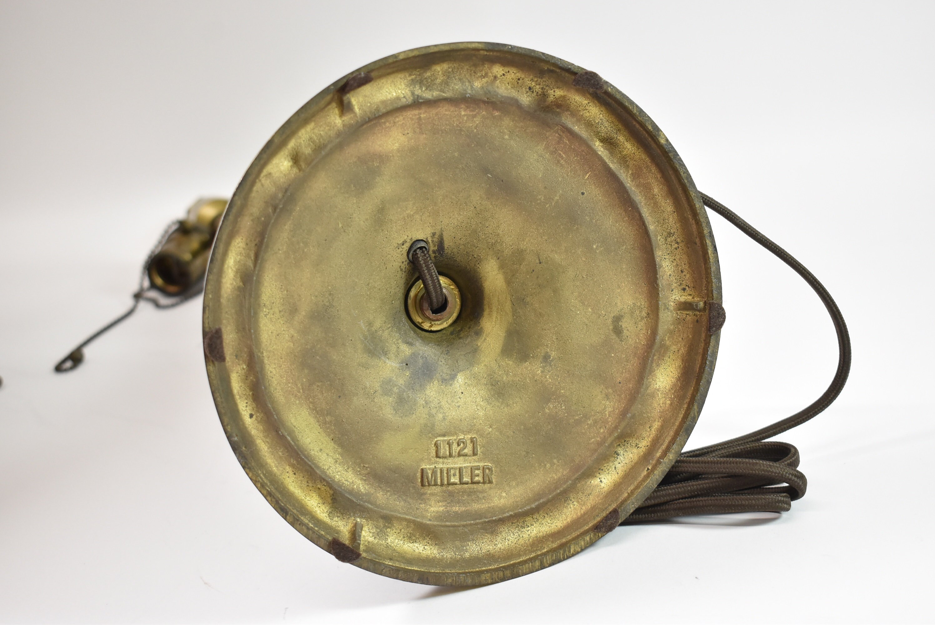 Antique Miller Lamp Co. Panel Lamp Base Two Sockets - Etsy
