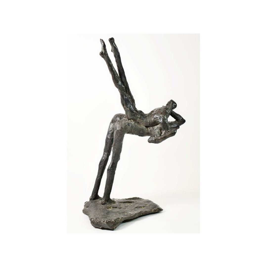 Modernist Bronze Figural Sculpture by David Deming - Etsy