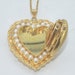 14K Heart Shaped Locket - Etsy