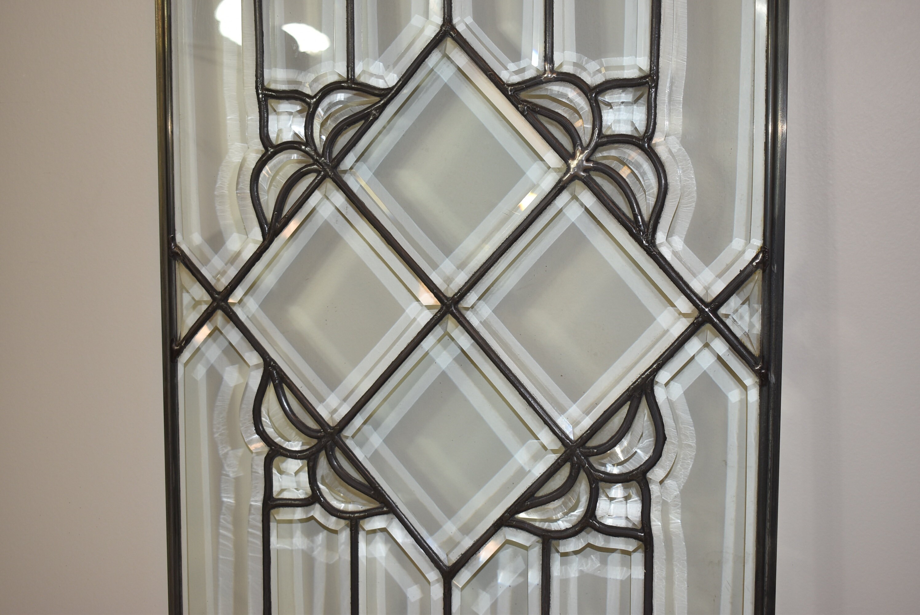 Vintage Glass Windows Circa 1910 Beveled Glass - Etsy