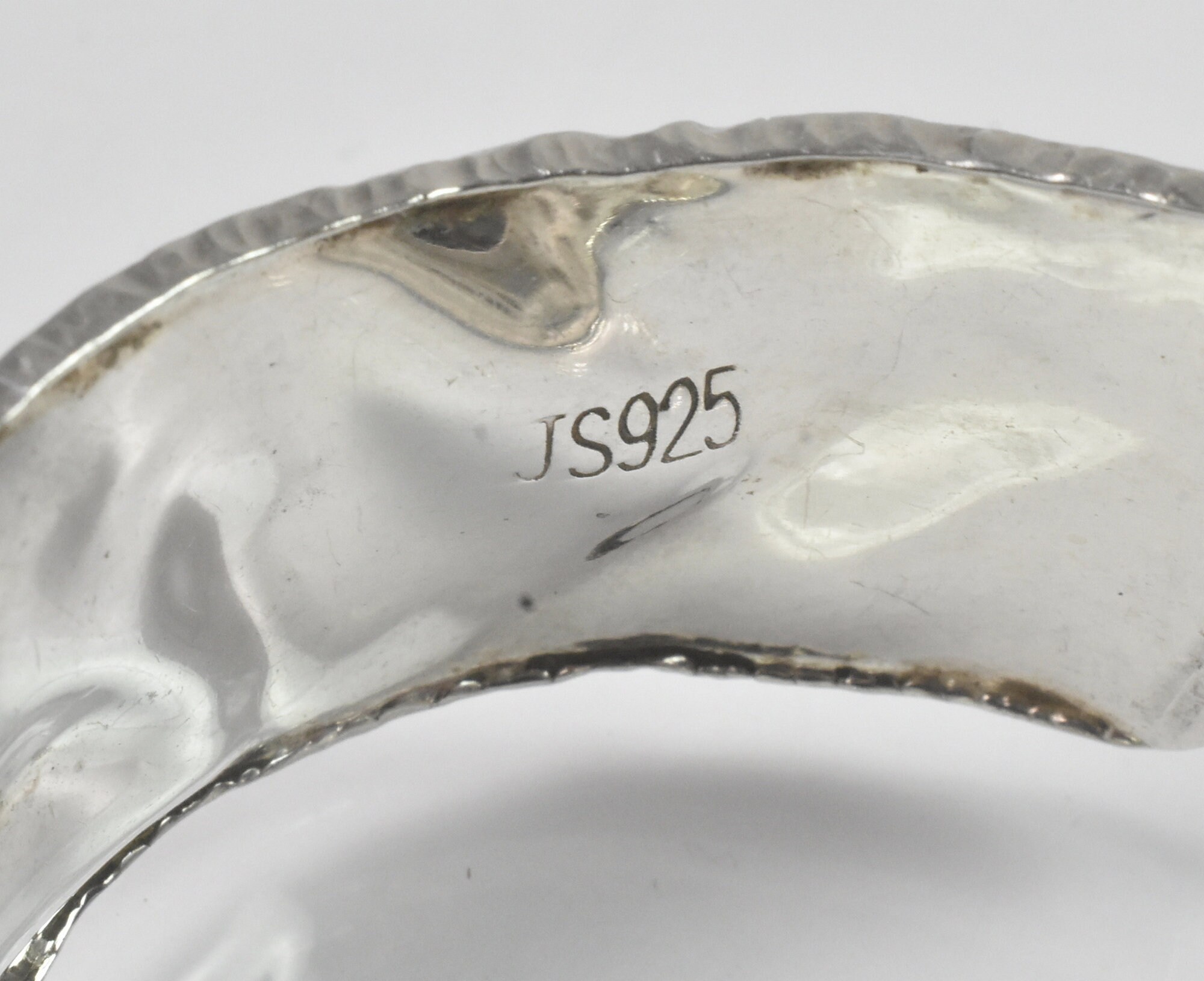 Designer JS 925 Sterling Silver Cuff Bracelet - Etsy