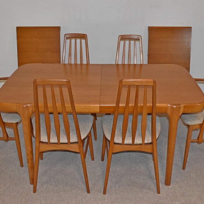 Table With 6 Chairs - Etsy