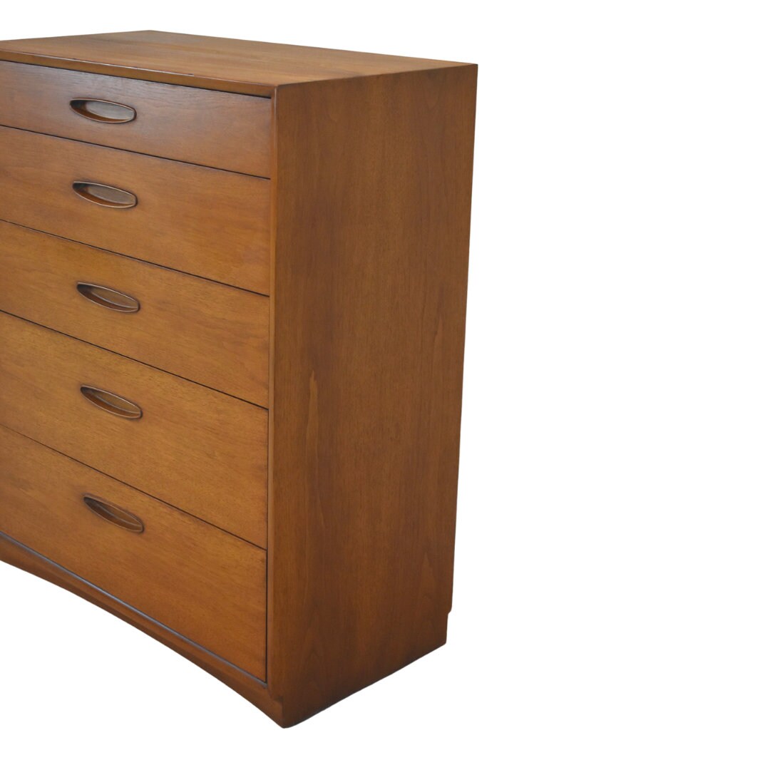 Henredon Chest 5 Drawers Walnut Great Condition Mid Century Modern ...