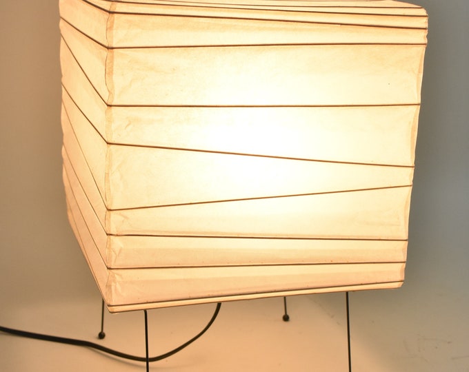 Isamu Noguchi Akari Series Cube Paper Lamp Model 3X - Etsy