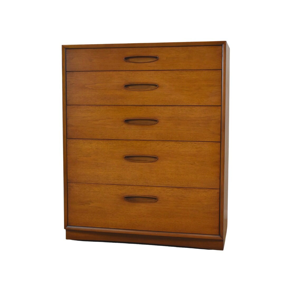 Henredon Chest 5 Drawers Walnut Great Condition Mid Century Modern ...