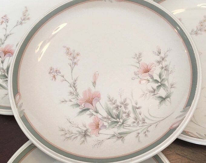 Noritake Keltcraft Misty Isle Collection Deerfield Set of 4 Salad ...