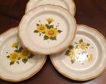 Sunflower plates | Etsy