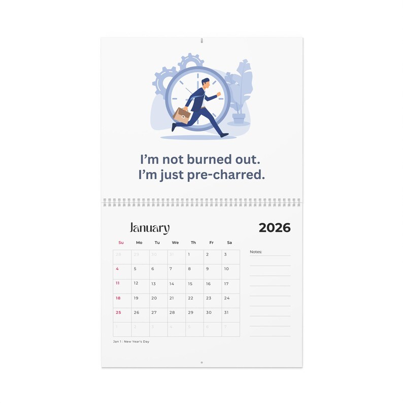 Funny Boss Quotes Wall Calendars Monthly 2026 Planner for Leaders ...