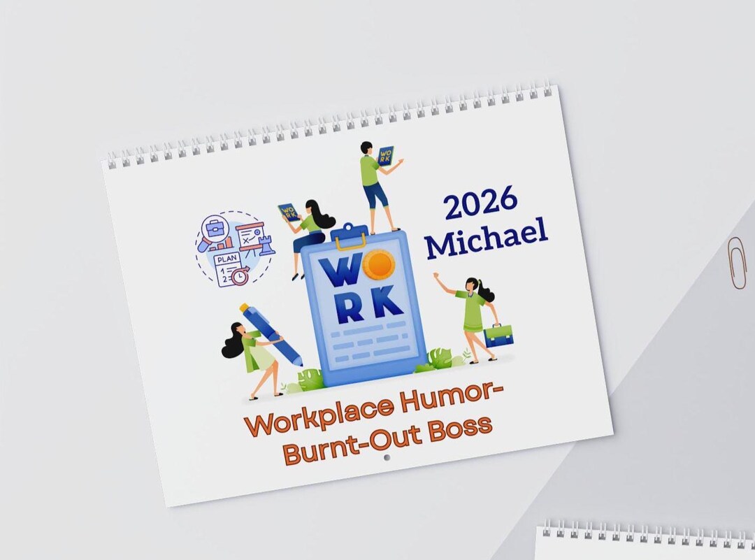 Funny Boss Quotes Wall Calendars Monthly 2026 Planner for Leaders ...