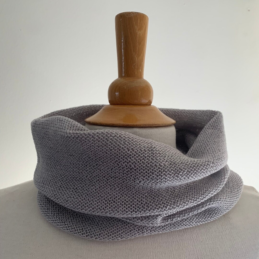 Merino Snood - Silver Grey - Etsy