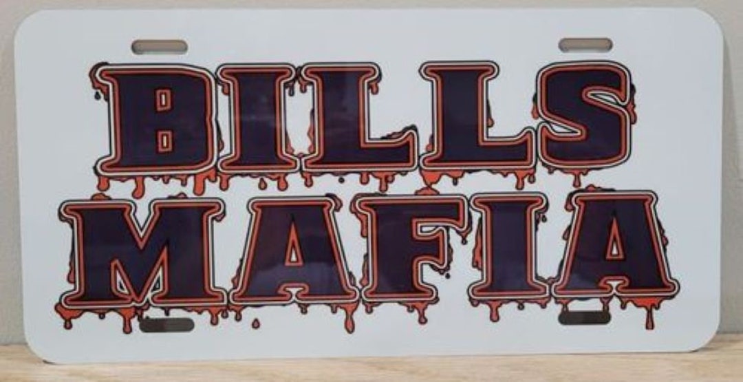 Bills Mafia Vanity Plate - Etsy