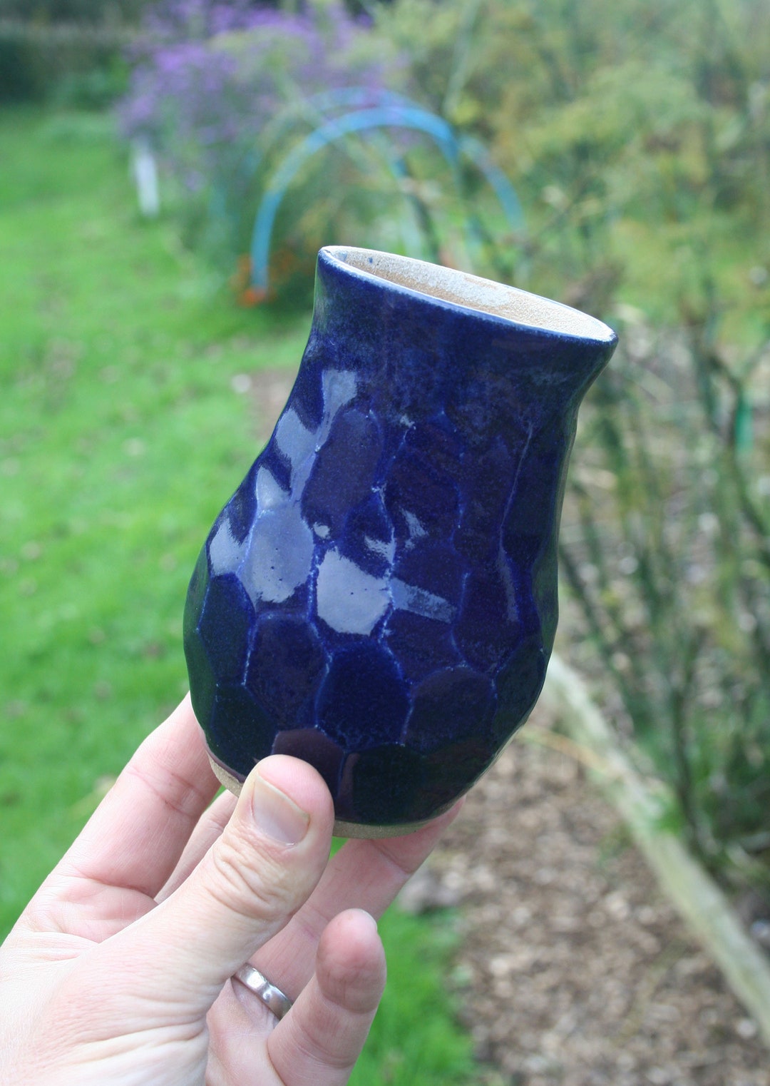 Arabic Blue Coffee Mug, Without Handle. - Etsy