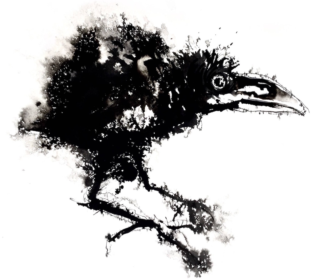 Fledgling | Giclee Print of an Original Pen and Ink Drawing | 250gsm ...