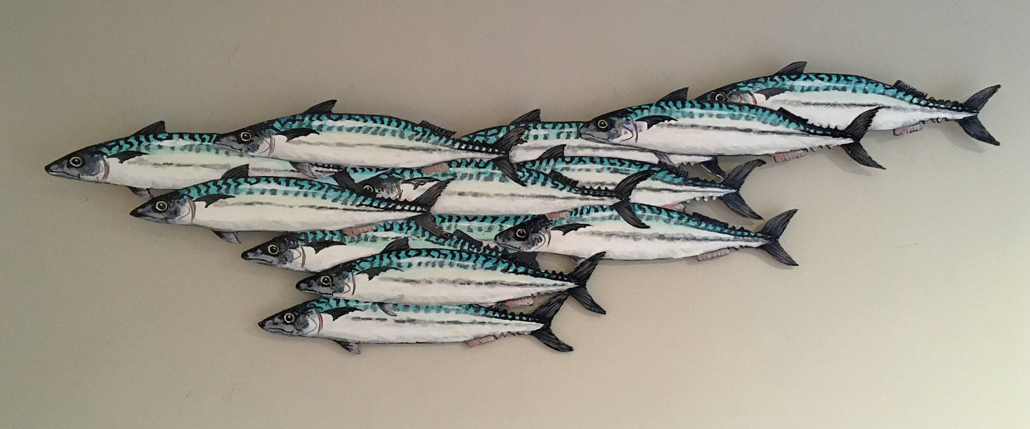 Mackerel shoal | Etsy