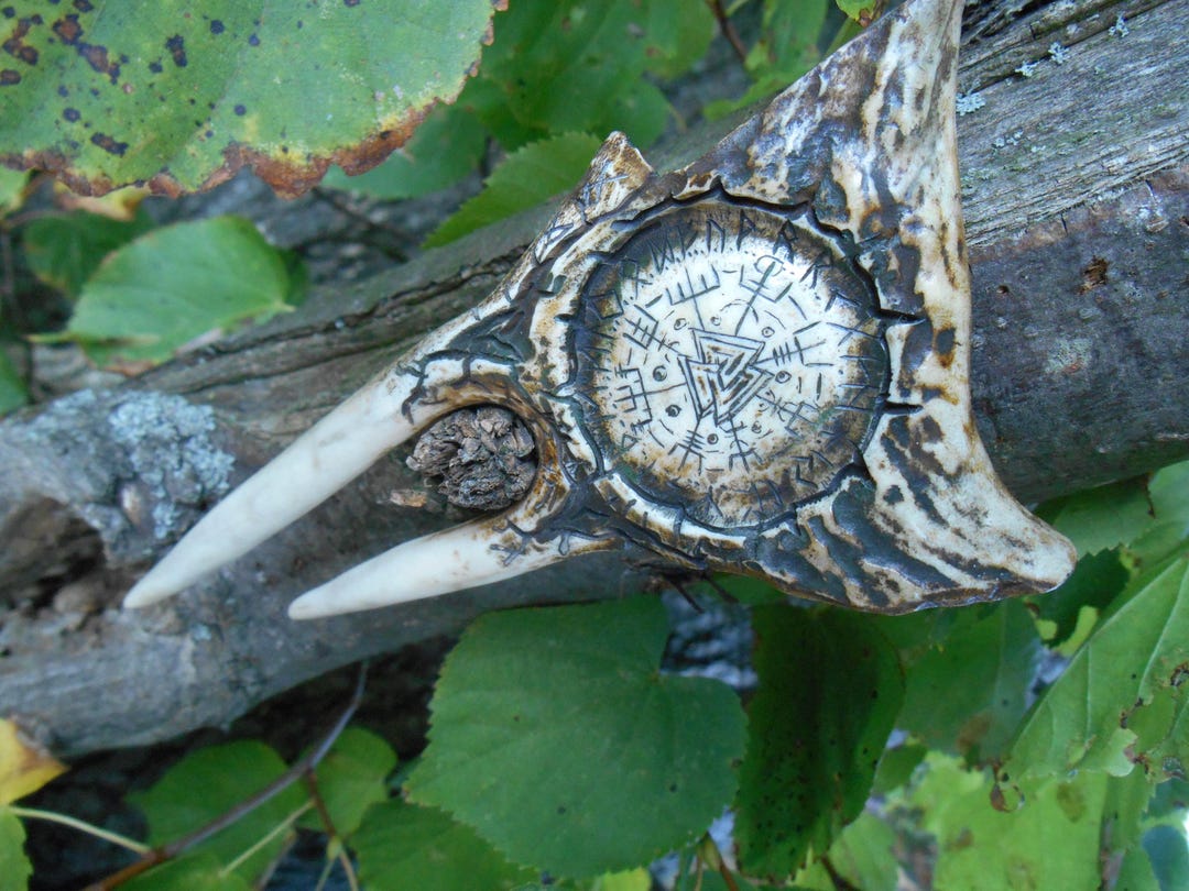 This Carved Hairpin is Made of Roe Deer Horn. - Etsy