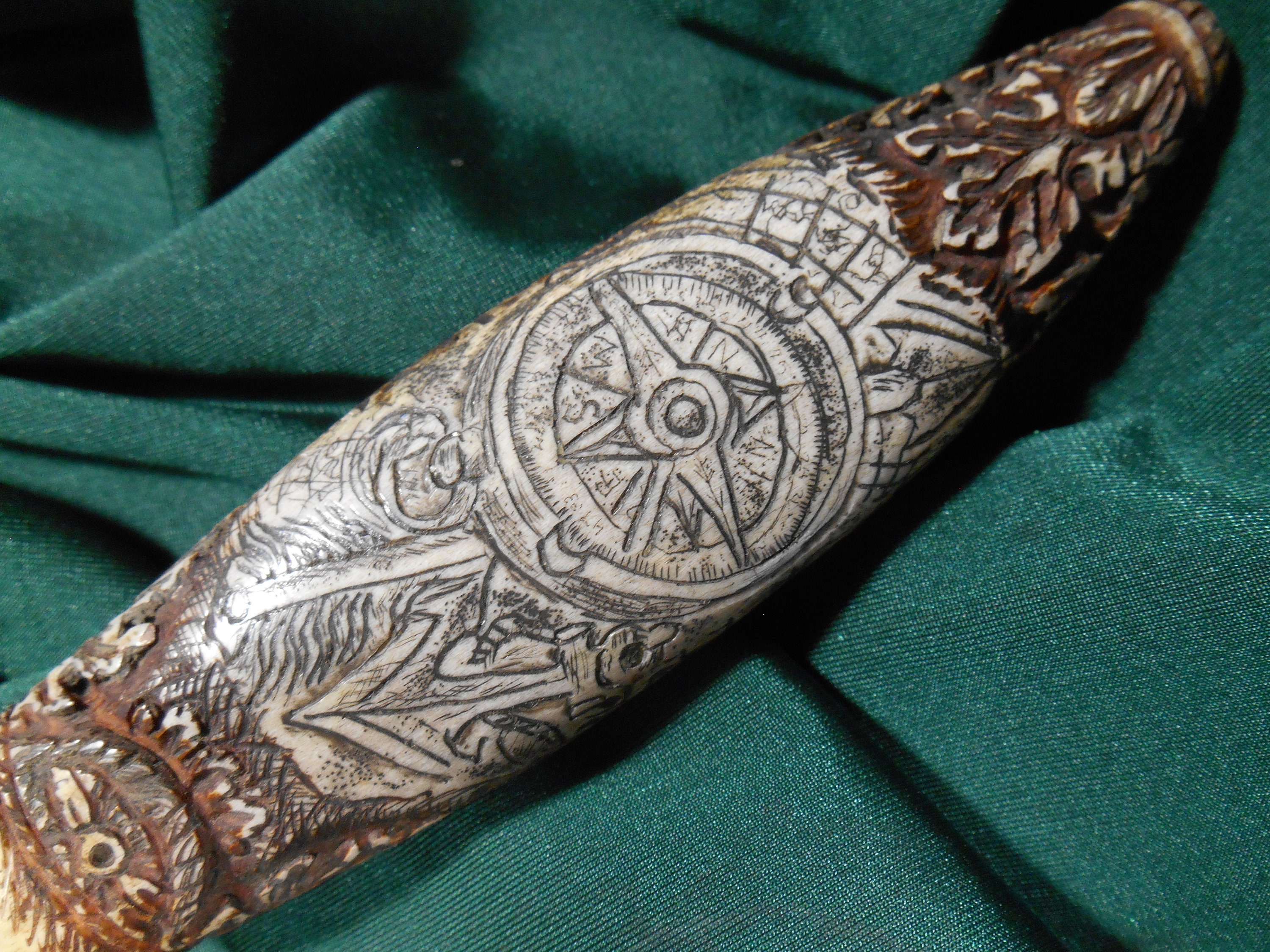 Carved Handle for a Knife.handle for a Cane Handmade. - Etsy