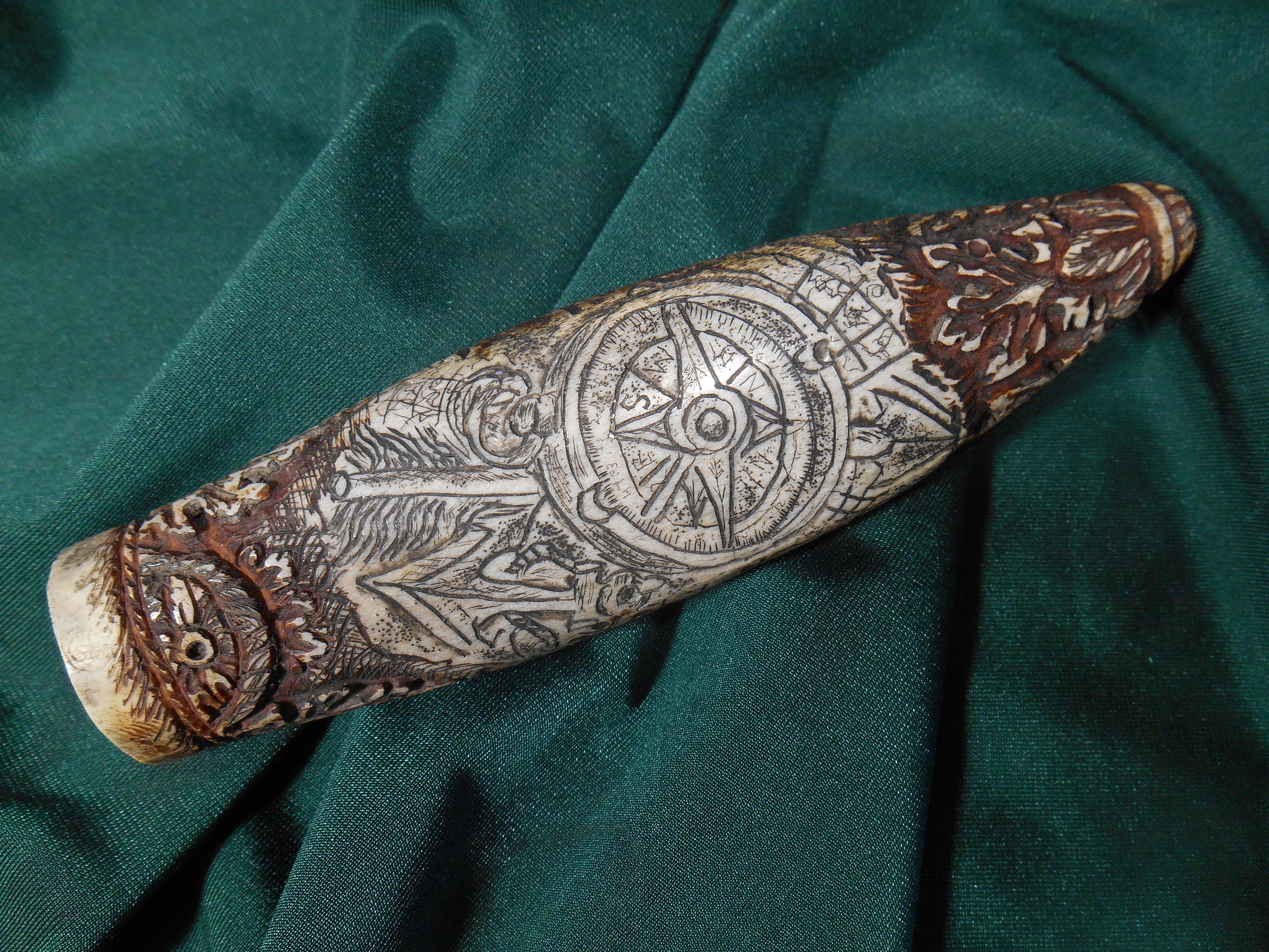 Carved Handle for a Knife.handle for a Cane Handmade. - Etsy