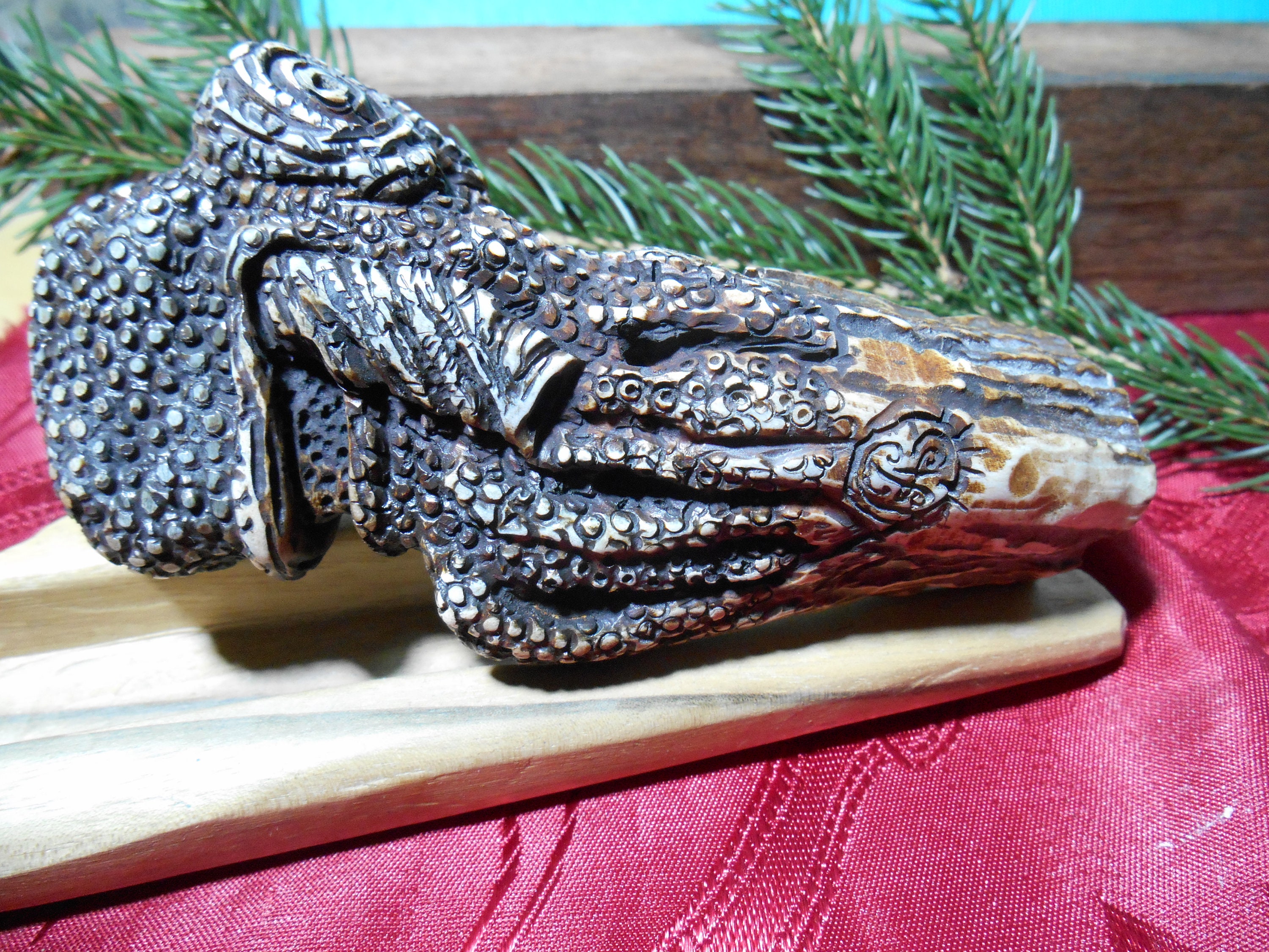 The Handle of the Knife "octopus".the Handle for the Cane. - Etsy