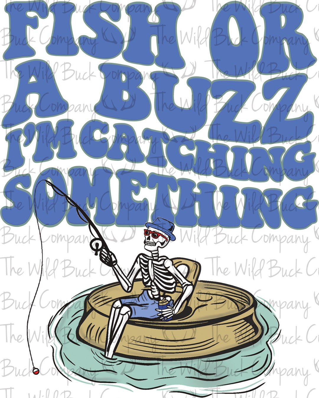 Fish or Buzz PNG Download With Pocket Design - Etsy