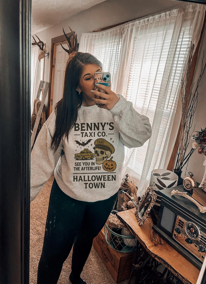 Benny's Taxi Co Halloween Town PNG Download - Etsy