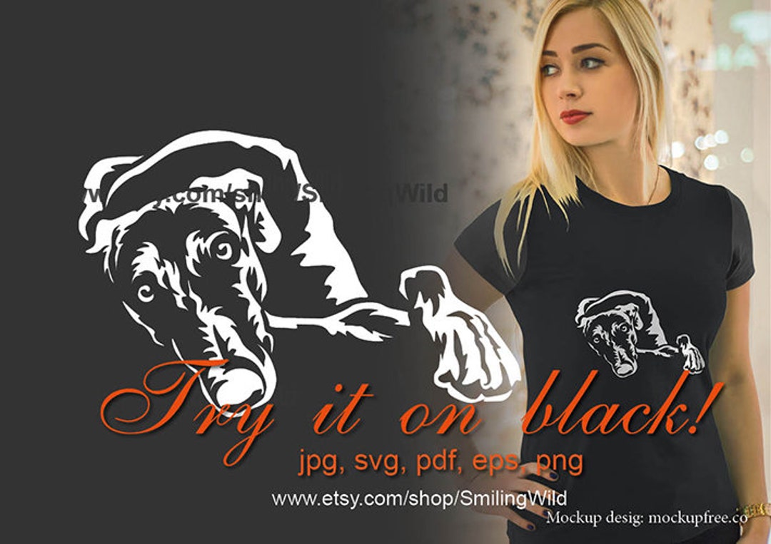 Galgo Svg Portrait White Vector Graphic Cut File, Galgo Dog Clip Art ...