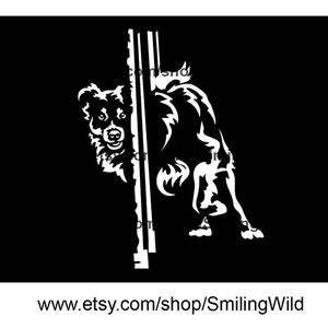Australian Shepherd Svg Agility Vector Graphic Cuttable File, Aussie ...