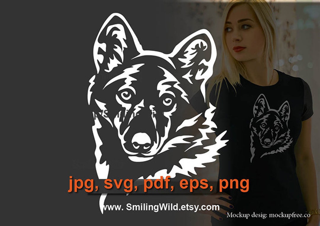 Dingo Svg, Australian Animal Svg Vector Art Clipart, Dingo Cut File ...